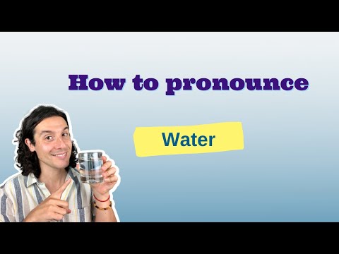 How to pronounce Water in American English
