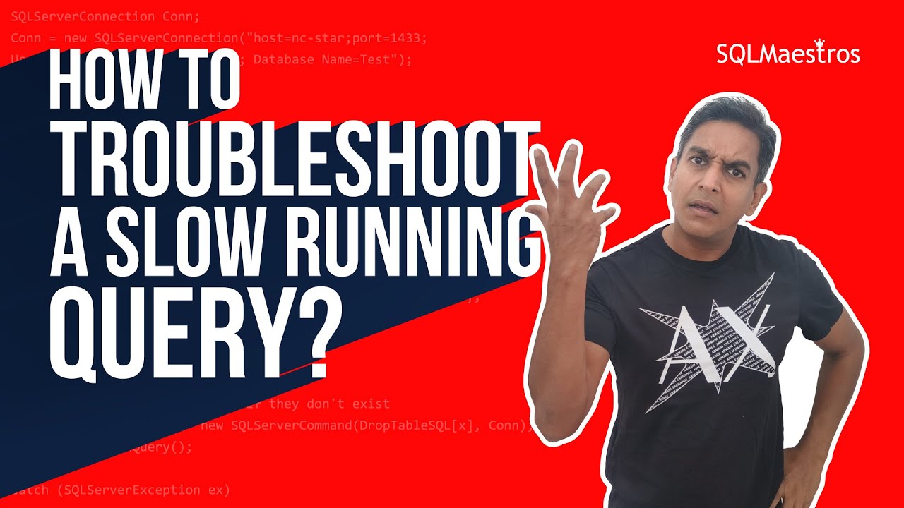 How To Troubleshoot a Slow Running Query in SQL Server Extended Events & Wait Stats (by Amit Bansal)