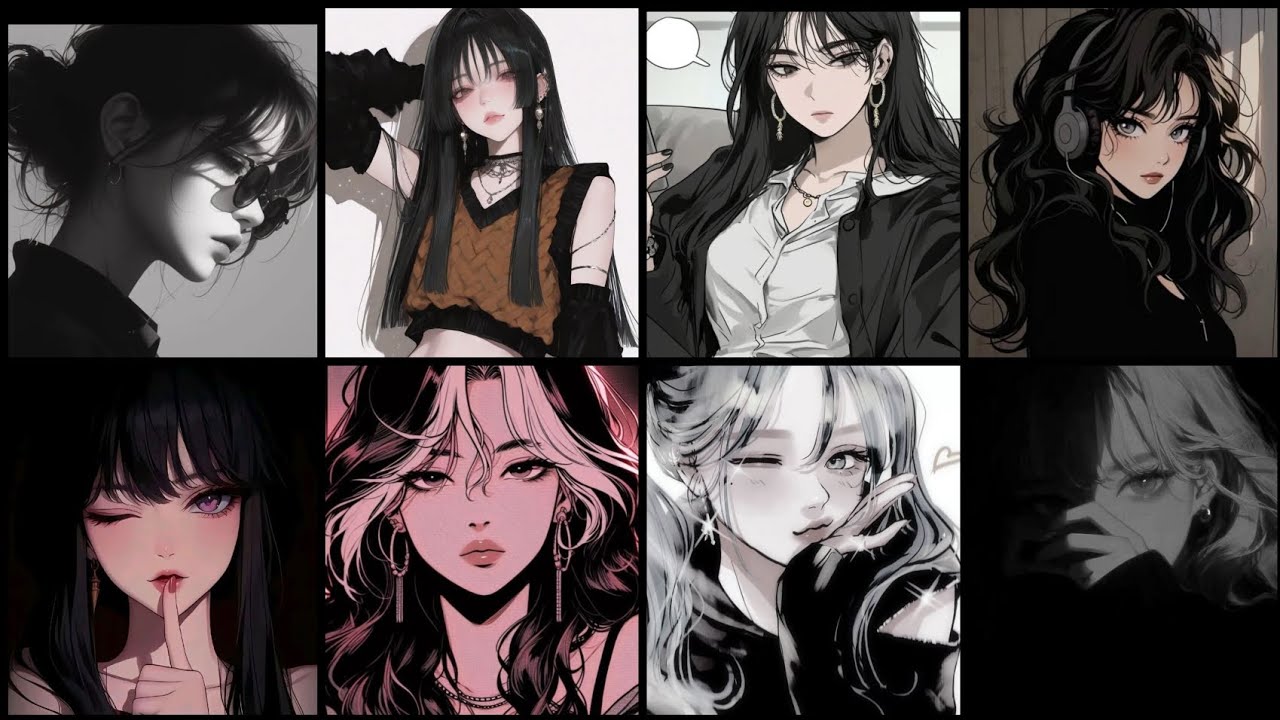 🤟😎 cool anime girls dp ideas l attitude girl dpz 🖤✨ cute girl dpz ideas 👻 instagram profile ideas 💞