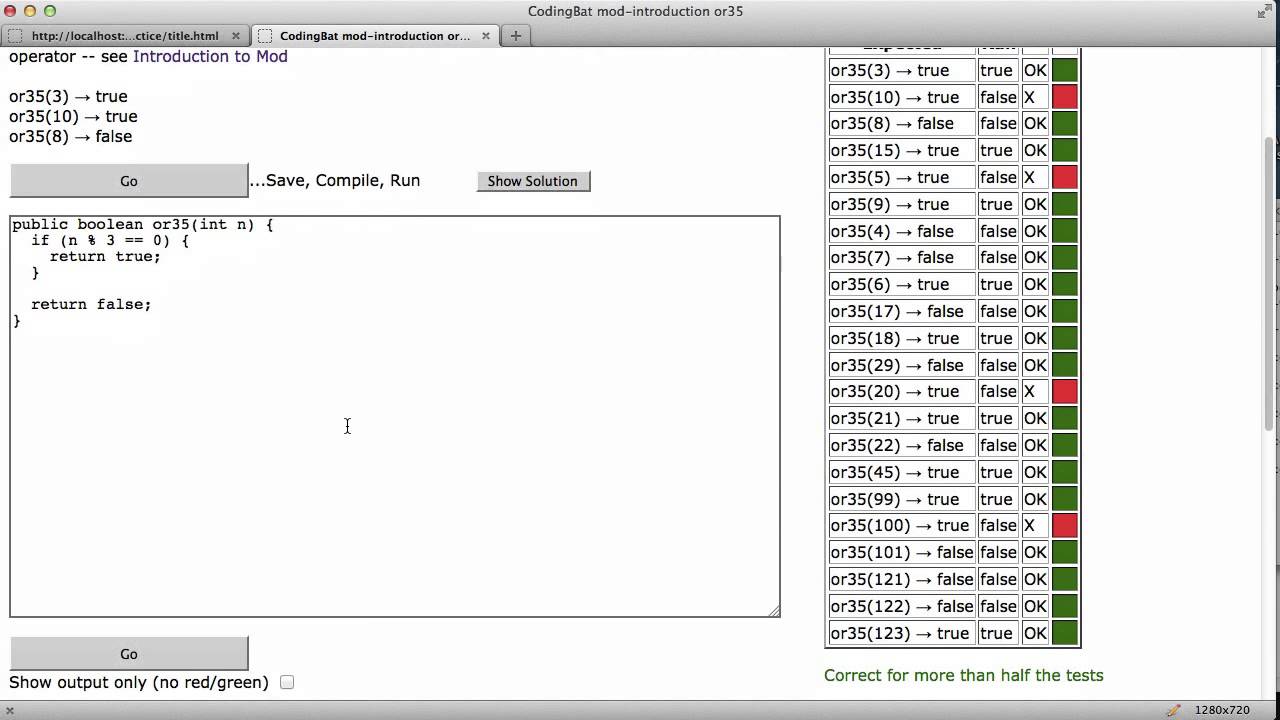 CodingBat #5 - Introduction to Mod Code