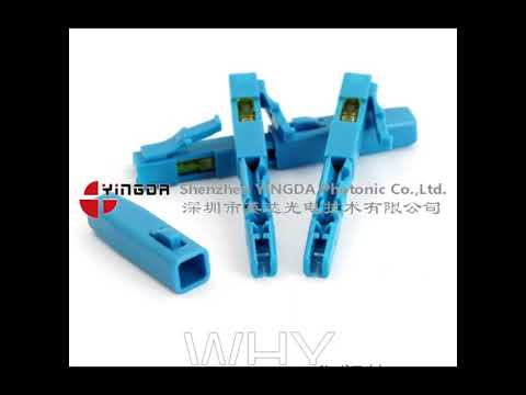 Mechanical Fast Field Installation UPC LC Fiber Optic Connector , Quick SC Connector