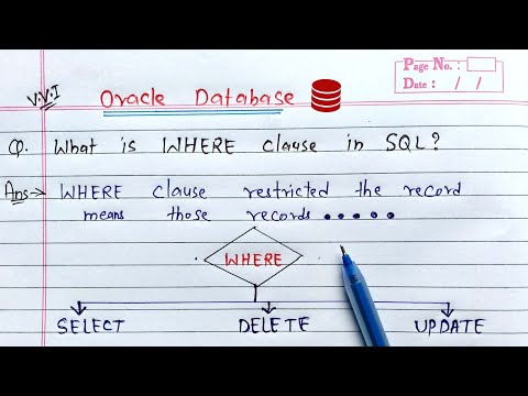 Learn where clause in sql | oracle database - Mind Luster