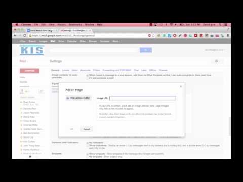 Inserting Social Media Icons in Your Gmail Signature