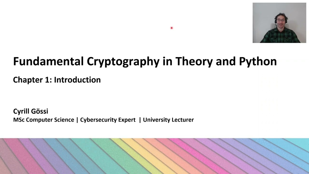 Cryptography with Python 1: Introduction and content of course