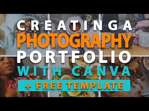 Creating a PHOTOGRAPHY PORTFOLIO with CANVA (+Free Template)