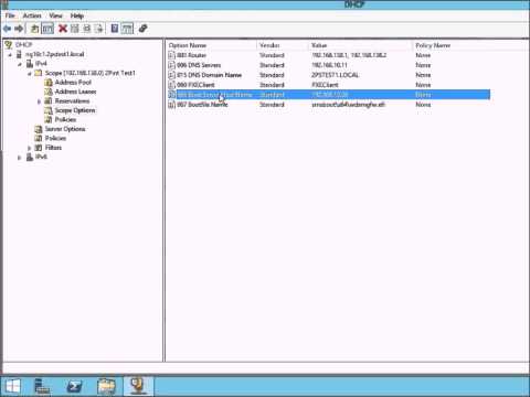Using DHCP to Boot WDS BIOS & UEFI