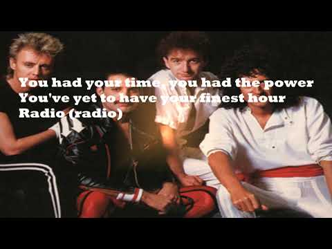 Queen - Radio Gaga (lyrics)