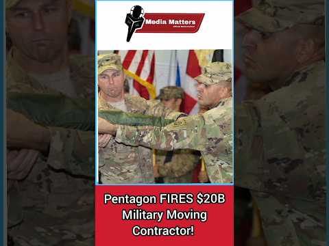 Pentagon FIRES $20B Military Moving Contractor! 💥 | #BreakingNews #MilitaryMoves #Pentagon