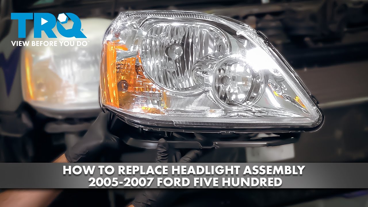 How to Replace Headlight Assembly 2005-2007 Ford Five Hundred