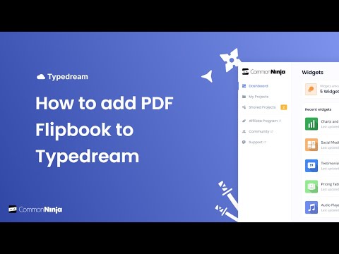 How to add a PDF Flipbook to Typedream