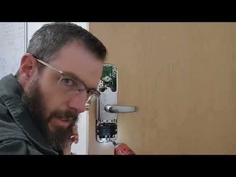 Schlage Allegion AD400 keyless standa lone electronic access control lock installation Wayne Winton