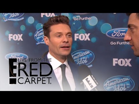 Ryan Seacrest Gets Emotional Over "Idol" Finale | Live from the Red Carpet | E! News