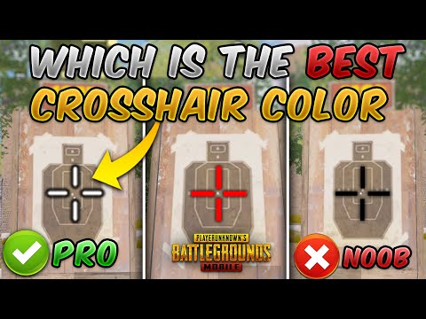 BEST CROSSHAIR COLOR in PUBG Mobile/BGMI?!? (Guide/Tutorial) Tips and Tricks
