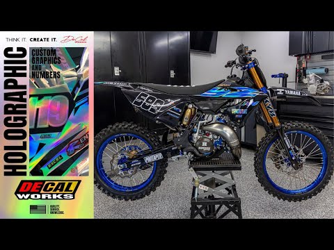 Custom Yamaha YZ Holographic design | DeCal Works Video