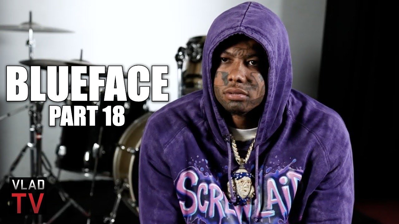 Blueface Breaks Down All His New Face Tattoos He Got in Prison (Part 18)