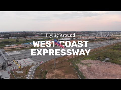Flying Around West Coast Expressway, Bandar Bukit Raja, Klang (Selangor, Malaysia)