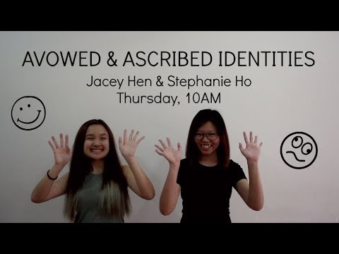 Avowed & Ascribed Identities // Intercultural Communication