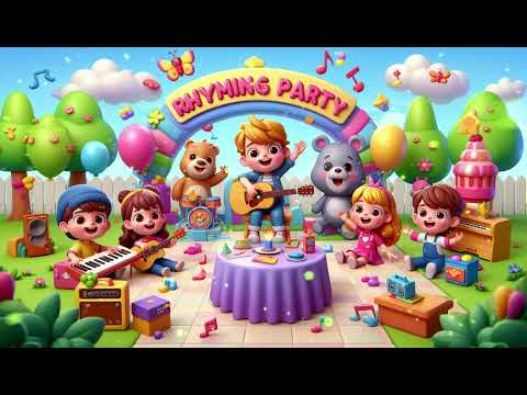 Rhyming Words Party 1 | Baby Shark & Friends | Fun Learning Celebration