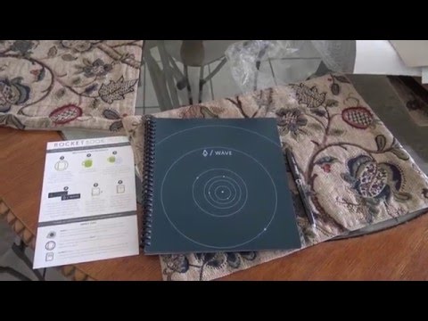 [4K] Unboxing the Rocketbook Wave - Microwaveable Notebook