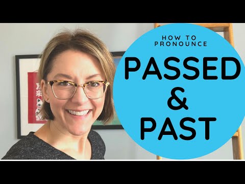 Learn to Pronounce PASSED & PAST - American English Homophone Pronunciation Lesson #learningenglish