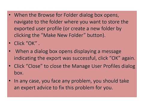 How To Export And Import a User Profile in Nuance Dragon Naturally Speaking