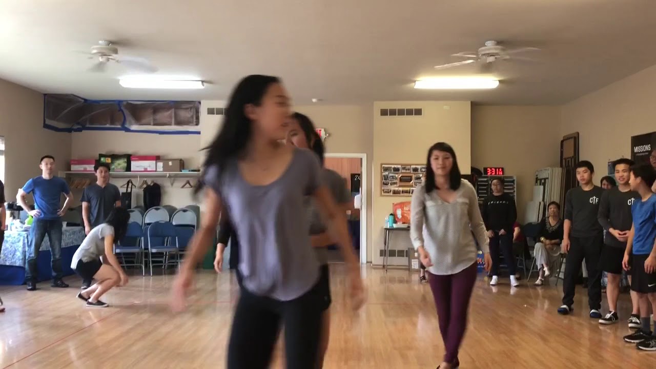 Flash mob dance practice 1