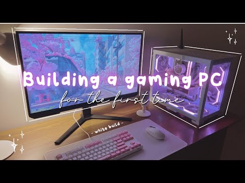 Building a Gaming PC for the First Time | RTX 4060 Ti | White Aesthetic Build ✨