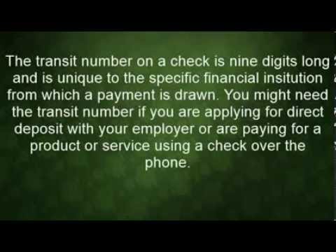 How To Find The Routing Transit Number On A Check