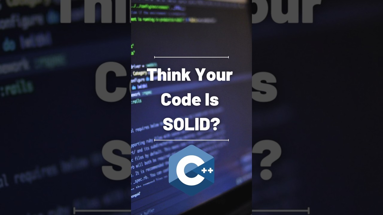 Think Your Code Is SOLID? | C++ #cplusplus #coding #softwareengineering #shorts #shortsfeed