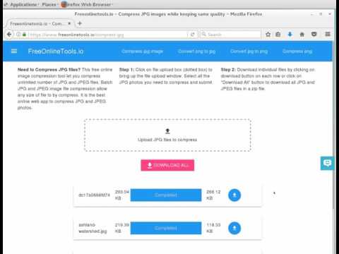 Tutorial 01: Compress JPG files online