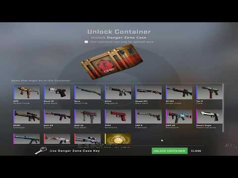 Statrak AK-47 Asiimov unboxing (new Danger zone case)