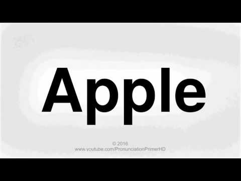 How To Pronounce Apple | Pronunciation Primer HD