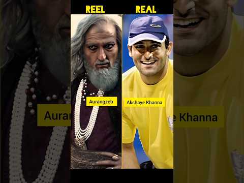 Reel vs Real cast name Chhaava movie#shorts #bollywood #chhava #ytshorts #shortsvideo #trending