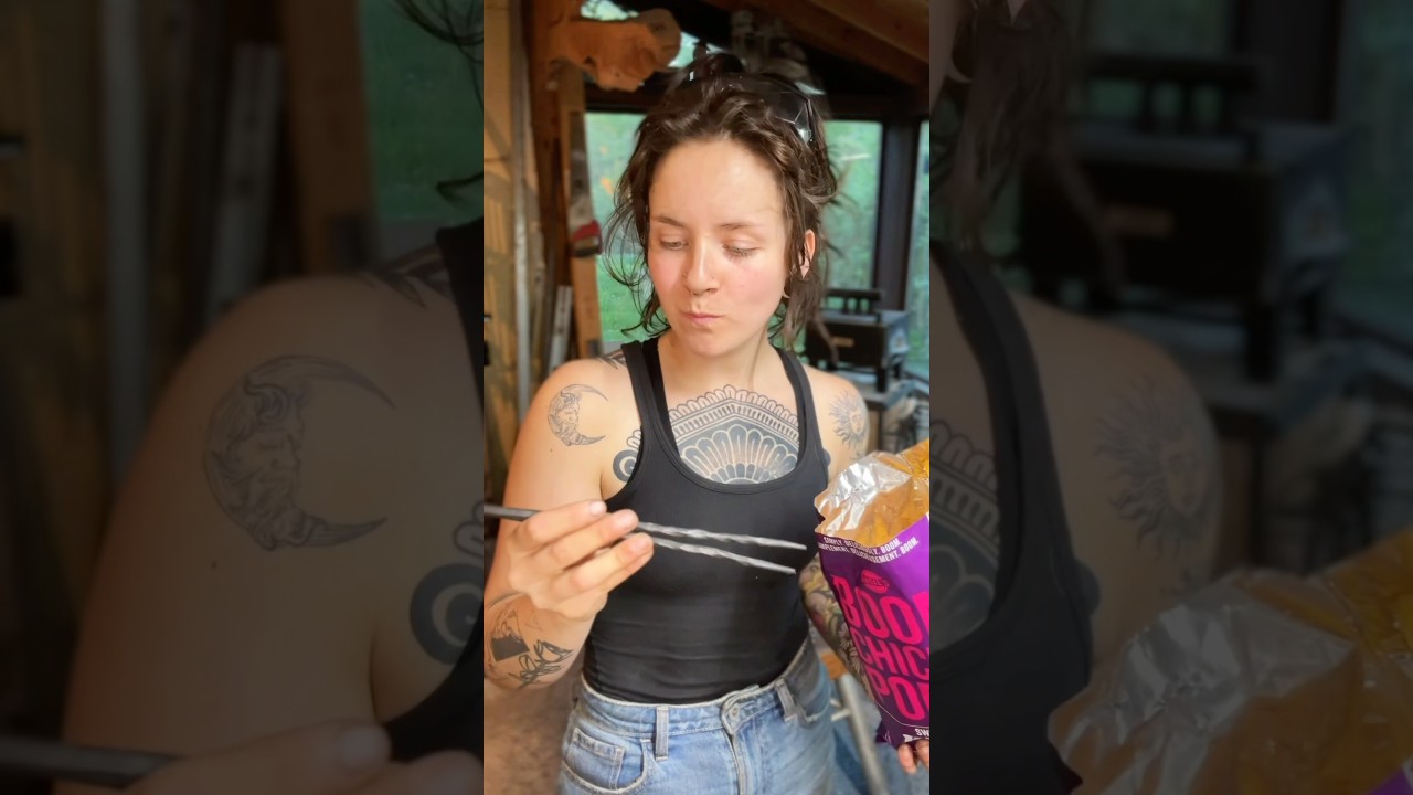 A simple & functional evening project🥢 #blacksmith#blacksmithing#asmr#satisfying#handmade#metalwork