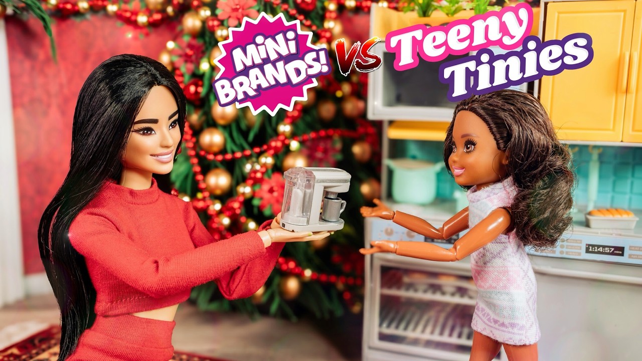 Mini Brands Home vs Teeny Tinies FiveBelow Kitchenette | Gift Guide