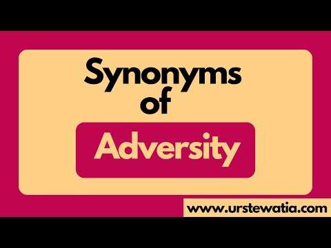 #urstewatia Synonyms of Adversity || Synonyms || UrsTewatia || In Hindi