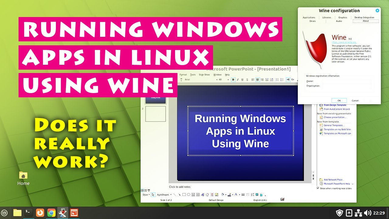 Running Windows Apps in Linux Using Wine