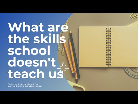 Top 5 skills for student to learn | Skills school doesn't teach | Skill to learn early | SRB Connect