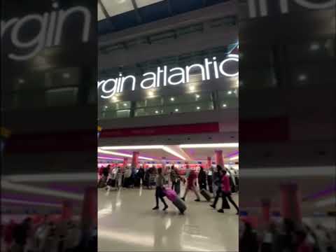Virgin Atlantic check-in area at Heathrow T3
