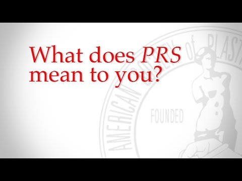 Dr. Heather Furnas, What does PRS mean to you?