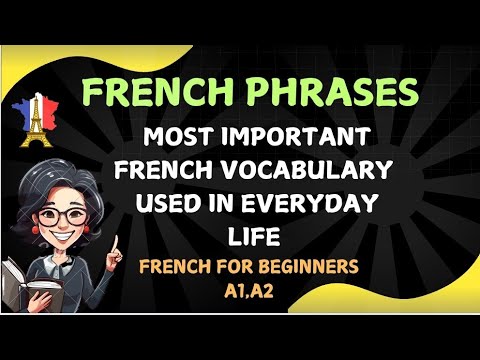 Most important French Vocabulary with French Expressions | English Vocabulary |French for beginners