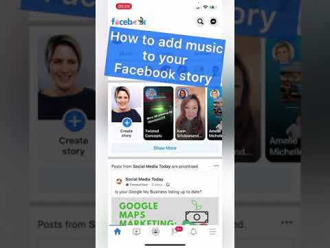 How to add music to Facebook story 2021 tutorial #facebookstory