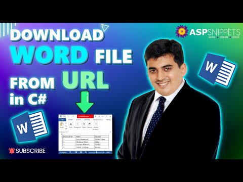 Download Word file from URL in Windows Forms C#
