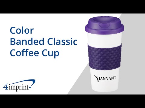 The Color Banded Classic Coffee Cup from 4imprint