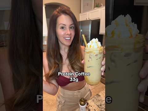 60lbs down here’s my protein coffee recipe! #proteinpowder #coffee #coffeetime