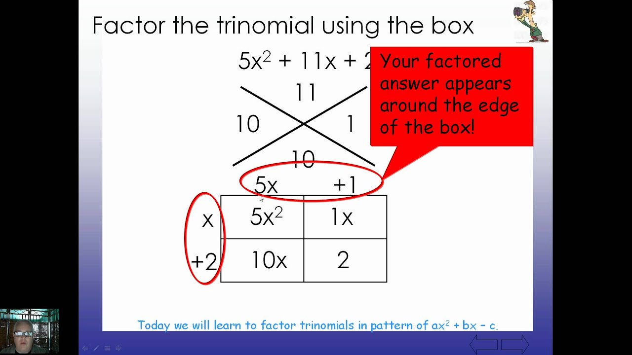 Unit 3-5 Factor Polynomials X-Box (11.0)