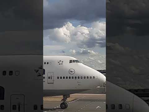 Lufthansa Flight at Frankfurt Airport, Germany  | #flight #frankfurtairport #germany  #lufthansa