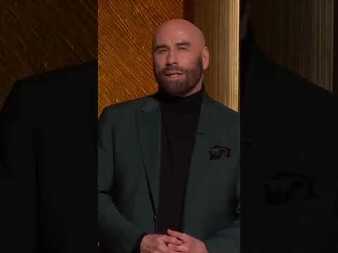 John Travolta brought to tears as he introduces this year’s “In Memoriam” segment at the #oscars
