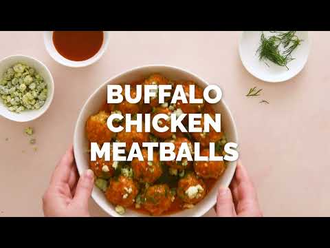 Buffalo Chicken Meatballs | The Defined Dish