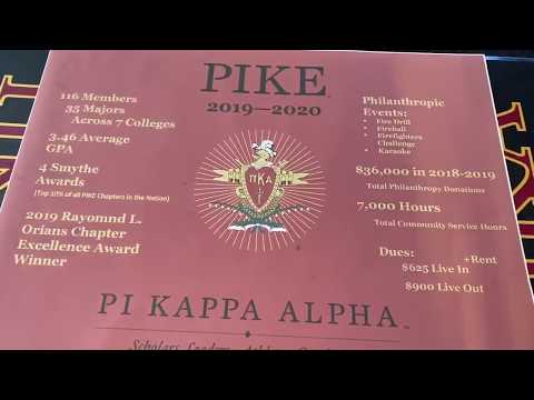 Pi Kappa Alpha House Tour Fall 2020